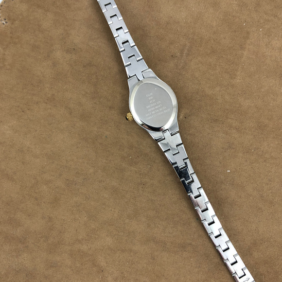 Elgin | Accessories | Vintage Elgin Ii Diamond Mop Dial 2 Tone Watch ...